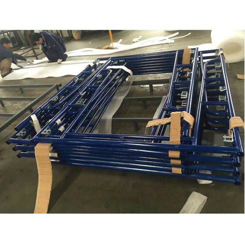 Blue Surface Walkthrough Frame System Scaffolding/Scaffold for Construction