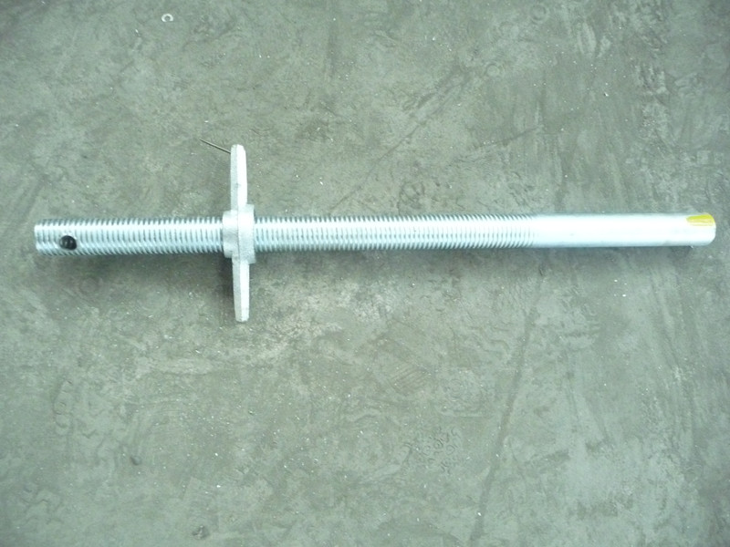 48mm Shoring Screw Jack for Frame Scaffolding Electro Galvanized